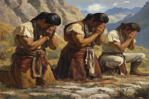 In 3 Nephi 4:30 and 32, who are the Nephites praying to?